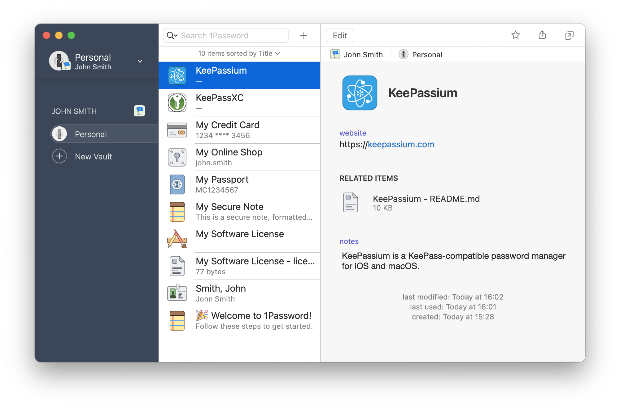 Migrating From 1Password To KeePass KeePassXC And KeePassium KeePassium